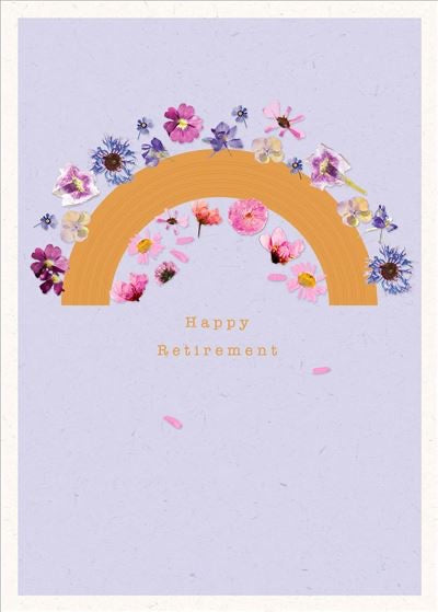 Retirement Floral Rainbow – Everyone's Designs