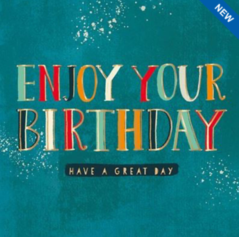 Enjoy Your Happy Birthday 'Mismatch' – Everyone's Designs