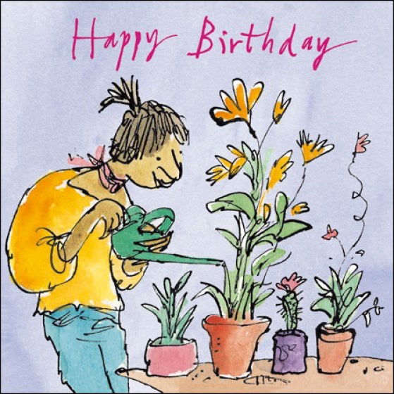 Birthday Flowers "Quentin Blake" – Everyone's Designs