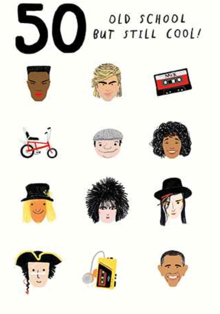 Age 50 Cool ‘20th Century Icons' – Everyone's Designs