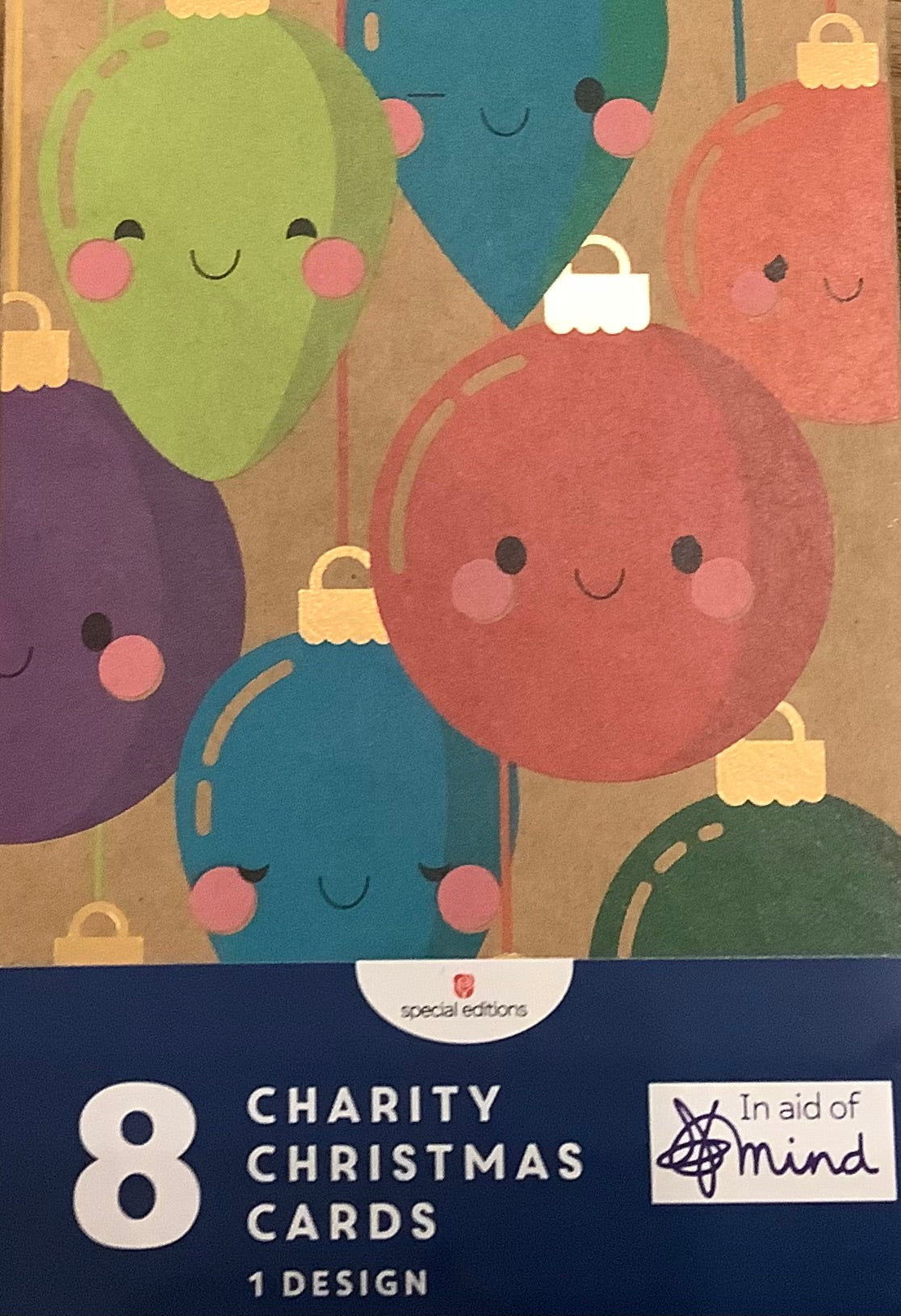 Christmas Smiling Baubles Charity Pack – Everyone's Designs